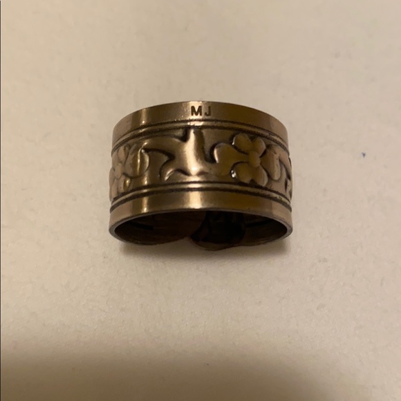 Marc Jacobs | Jewelry | Marc Jacobs Silver Floral Ring | Poshmark